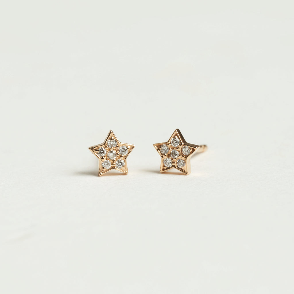 Sitara Studs with Diamonds – T H E L I N E